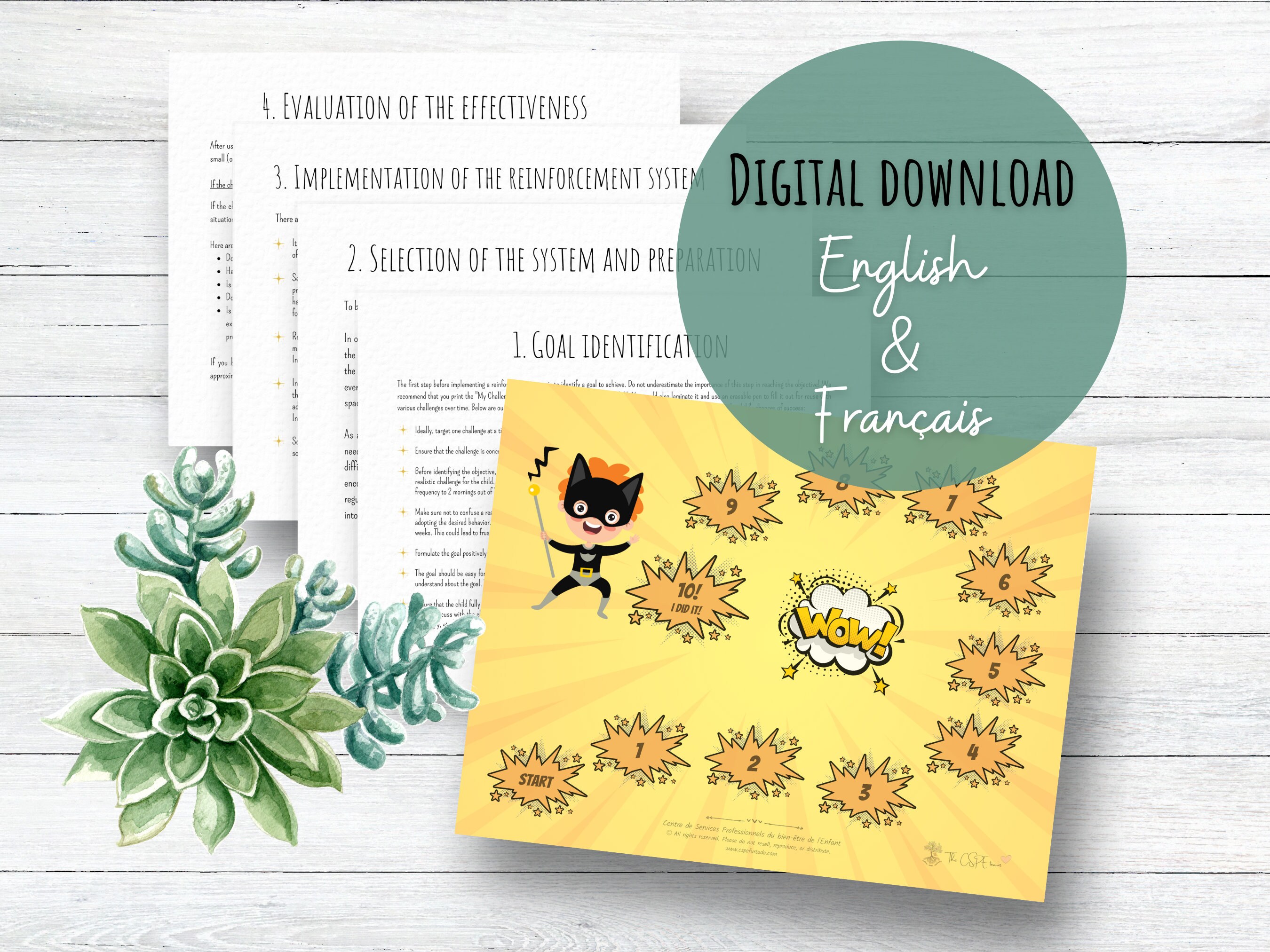 Superhero Reward Chart Printable Kids Routine Chart Digital Download ...