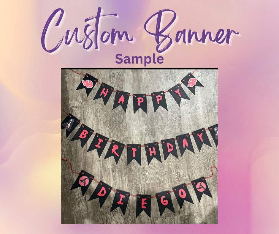 Custom Banner, Personalized Banner, Design Your Own Banner, DIY Custom ...