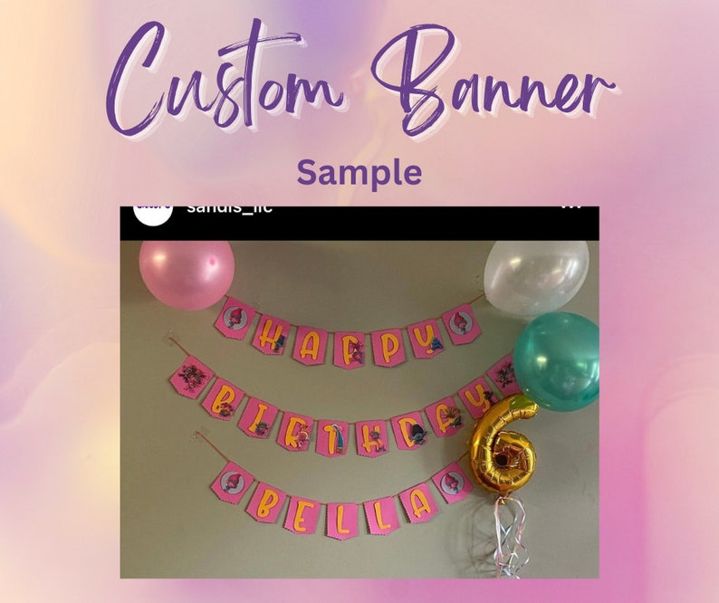 Custom Banner, Personalized Banner, Design Your Own Banner, DIY Custom ...