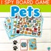 Pets I Spy Board Game: Pets for Kids - Etsy
