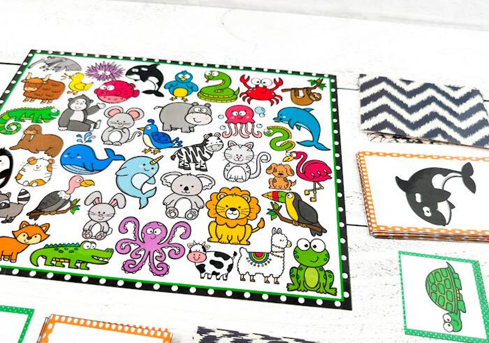 Animal I Spy Board Game for Kids - Etsy