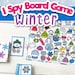 Winter I Spy Board Game - Etsy