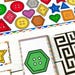 Buttons and Shapes I Spy Board Game for Kids - Etsy