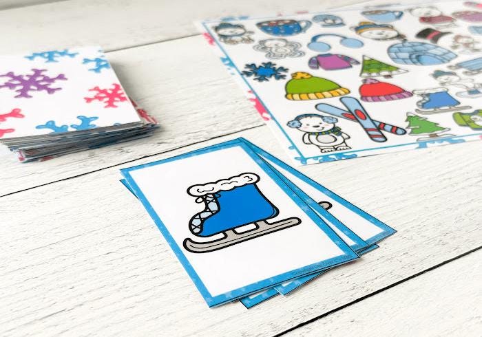 Winter I Spy Board Game - Etsy