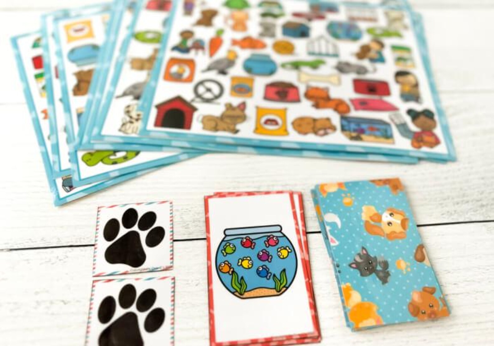 Pets I Spy Board Game: Pets for Kids - Etsy