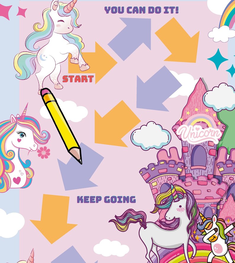 Unicorn Reward Chart Printable Unicorn Behavior Chart Daily Chore Chart ...