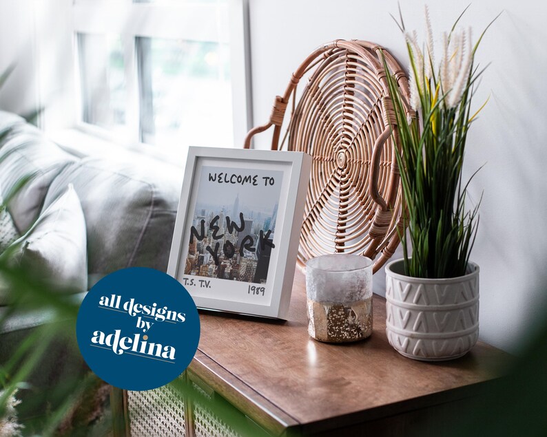 Welcome to New York Inspired Instant Download Print, Lyrics Quote Wall ...