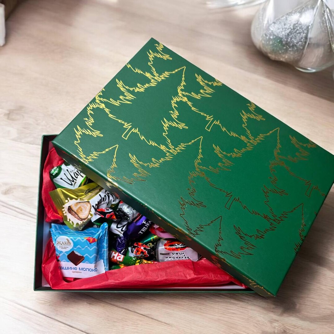 Ukrainian Handpicked Sweets Candy, Gift Box 500g, Christmas Sweet Gifts ...