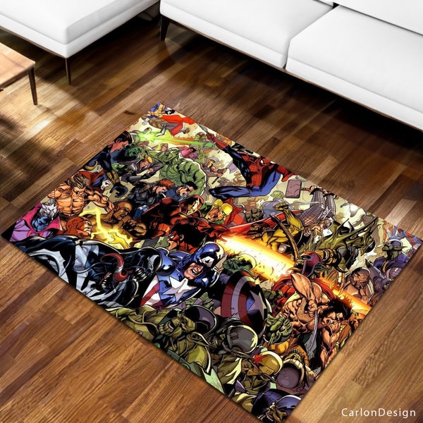 Avengers Rug - Etsy