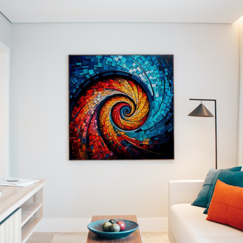 Modern Art Canvas - Etsy