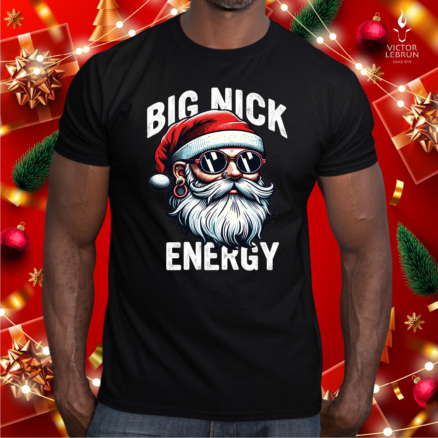 Big Nick Energy Funny Christmas Shirt Funny Santa Shirt Xmas - Etsy