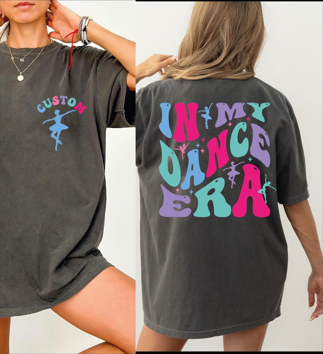 In My Dance Era Custom Shirt, Cute Dancer Shirt, Custom Dancer T-shirt ...