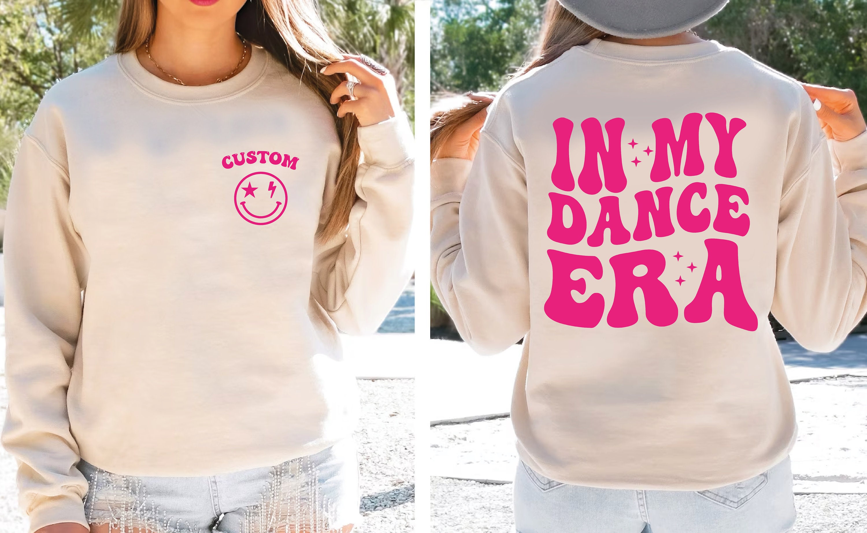 In My Dance Era Custom Sweatshirt, Cute Dancer Sweater, Custom Dancer ...