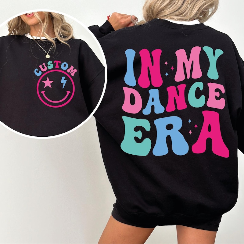 Dance Sweatshirt Black - Etsy