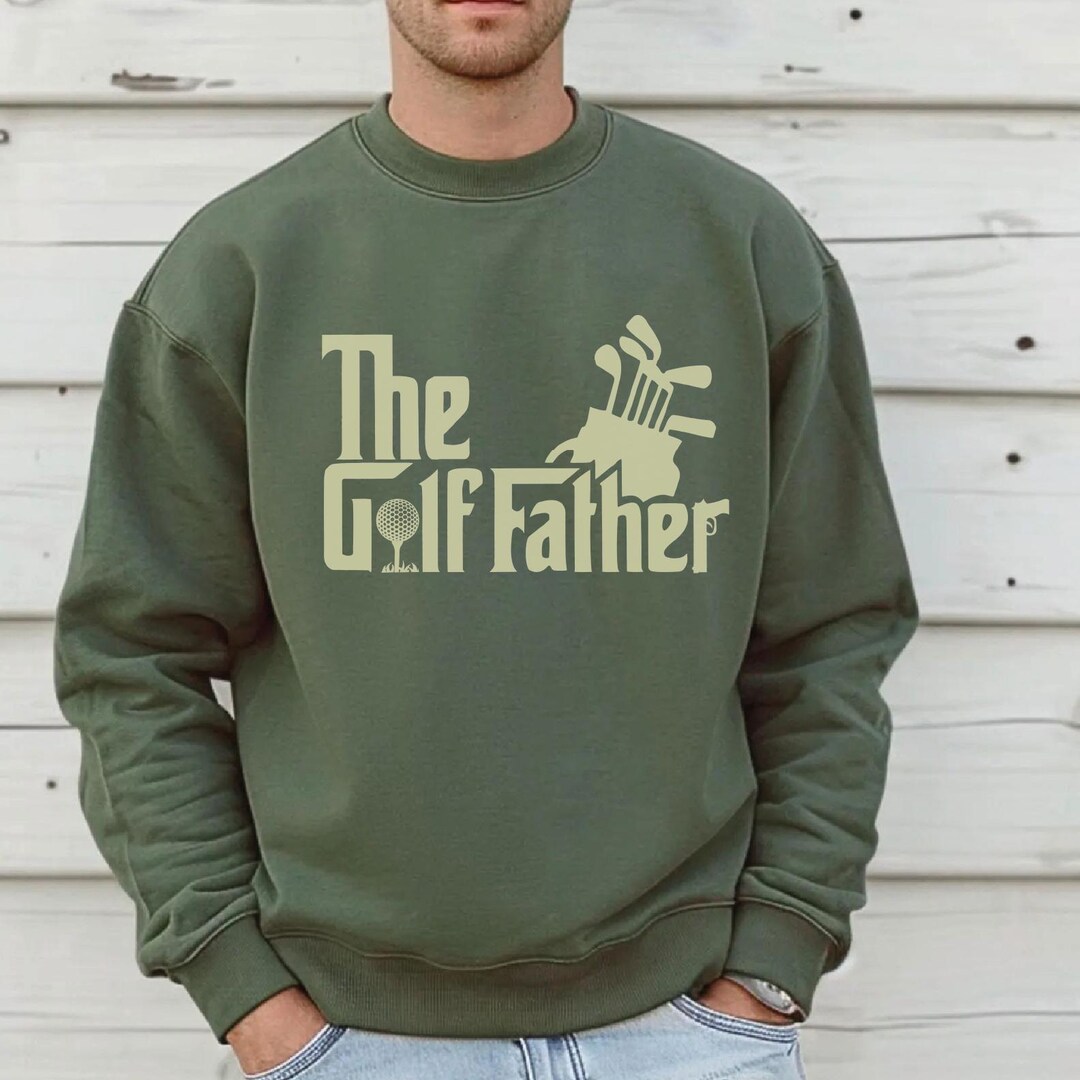 The Golf Father Sweatshirt & Hoodie, Golf Lover Hoodie, Men's Golf ...