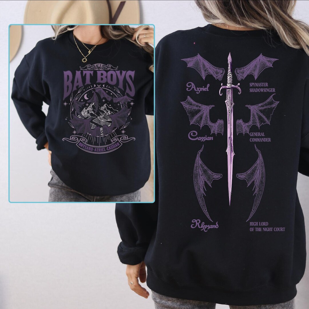 The Bat Boys Double-sided Pattern Sweatshirt & Hoodie, Bat Boys ...