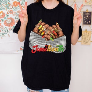 Juneteenth Shirt, Freedom Day Comfort Colors Shirt, Black Independence ...