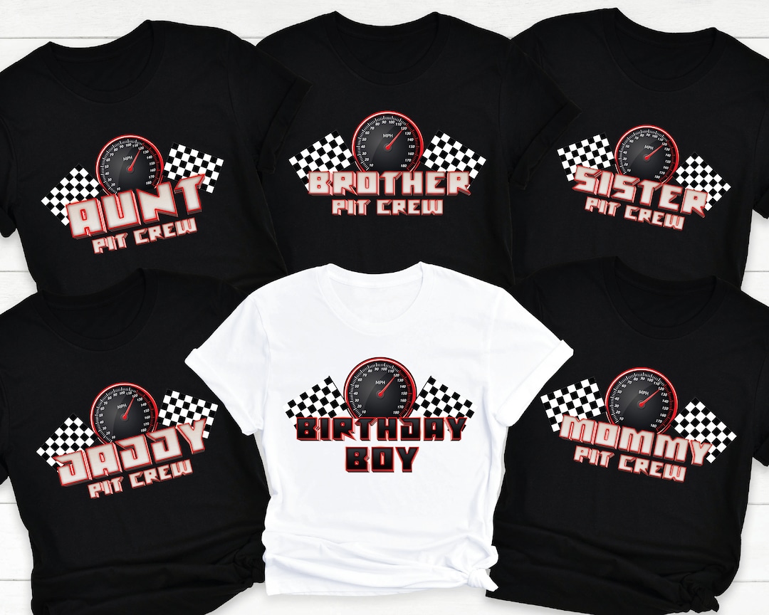 Family Pit Crew Birthday Shirt, Custom Birthday Shirt, Birthday Party ...
