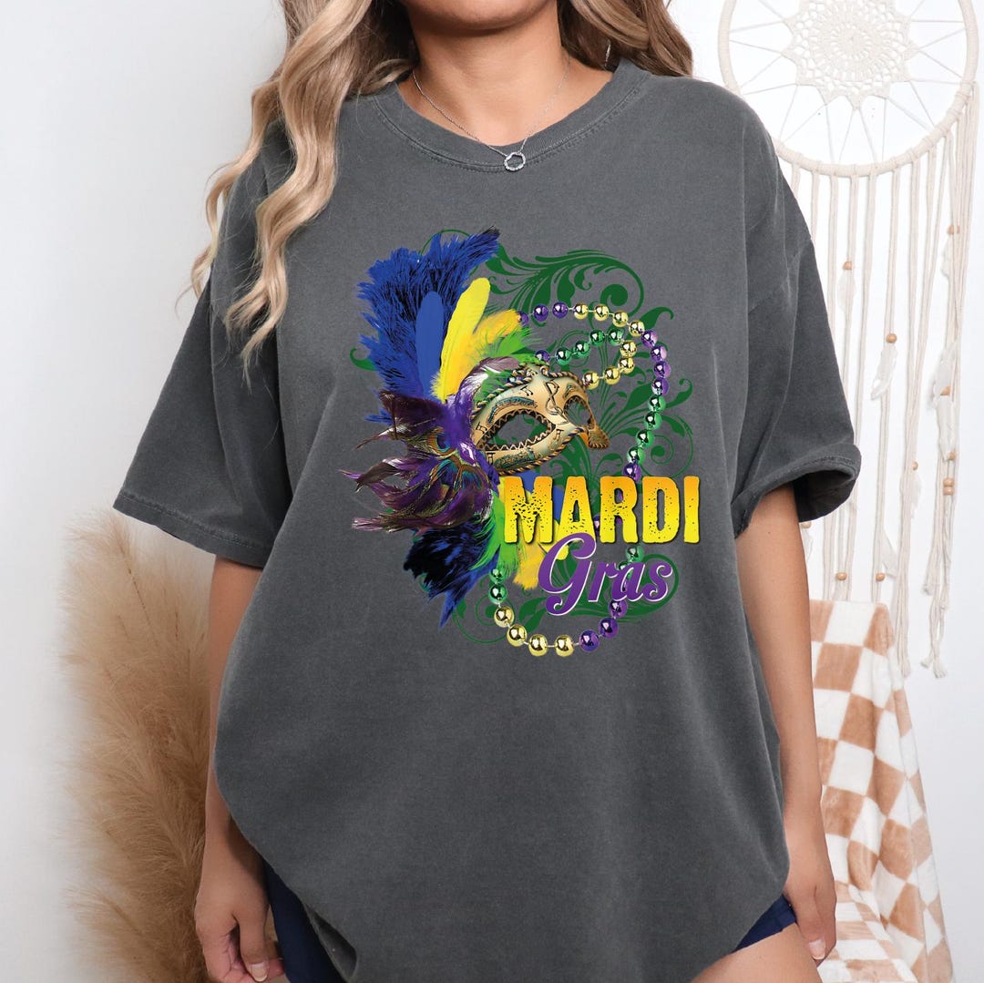 Mardi Gras Mask Shirt, New Orleans Shirt, Carnival Mask Shirt, Mardi ...