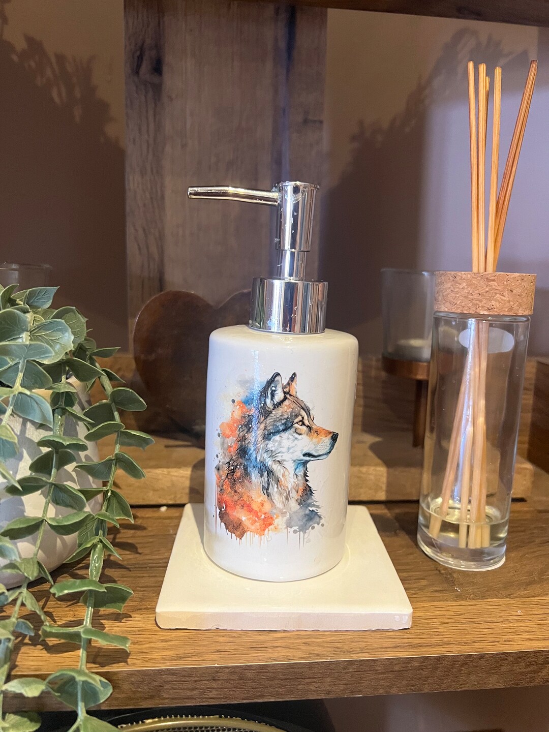 Various Wolf Soap Dispensers. matching Stand Available - Etsy
