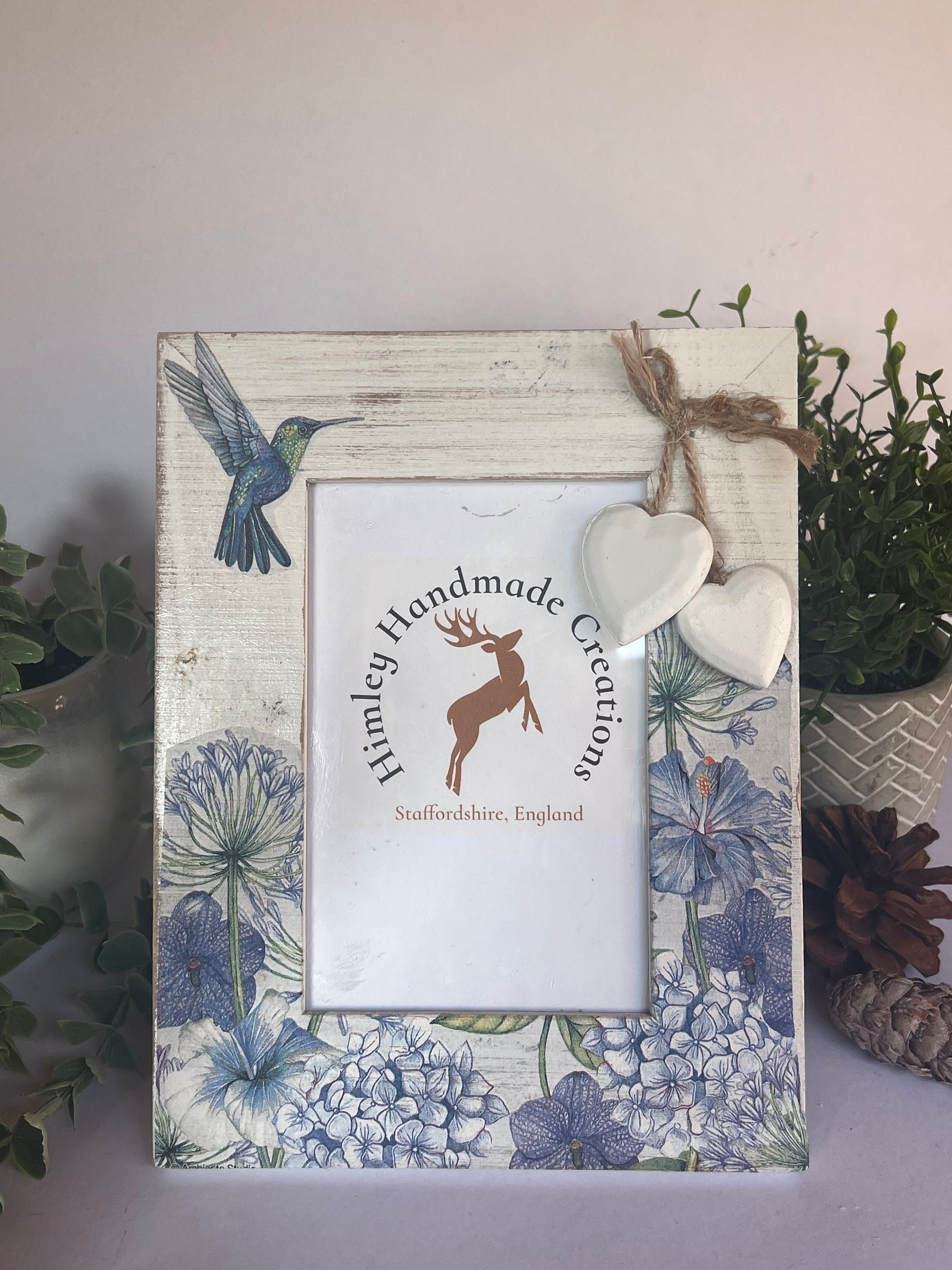 Stunning Decoupaged Photo Frame. - Etsy