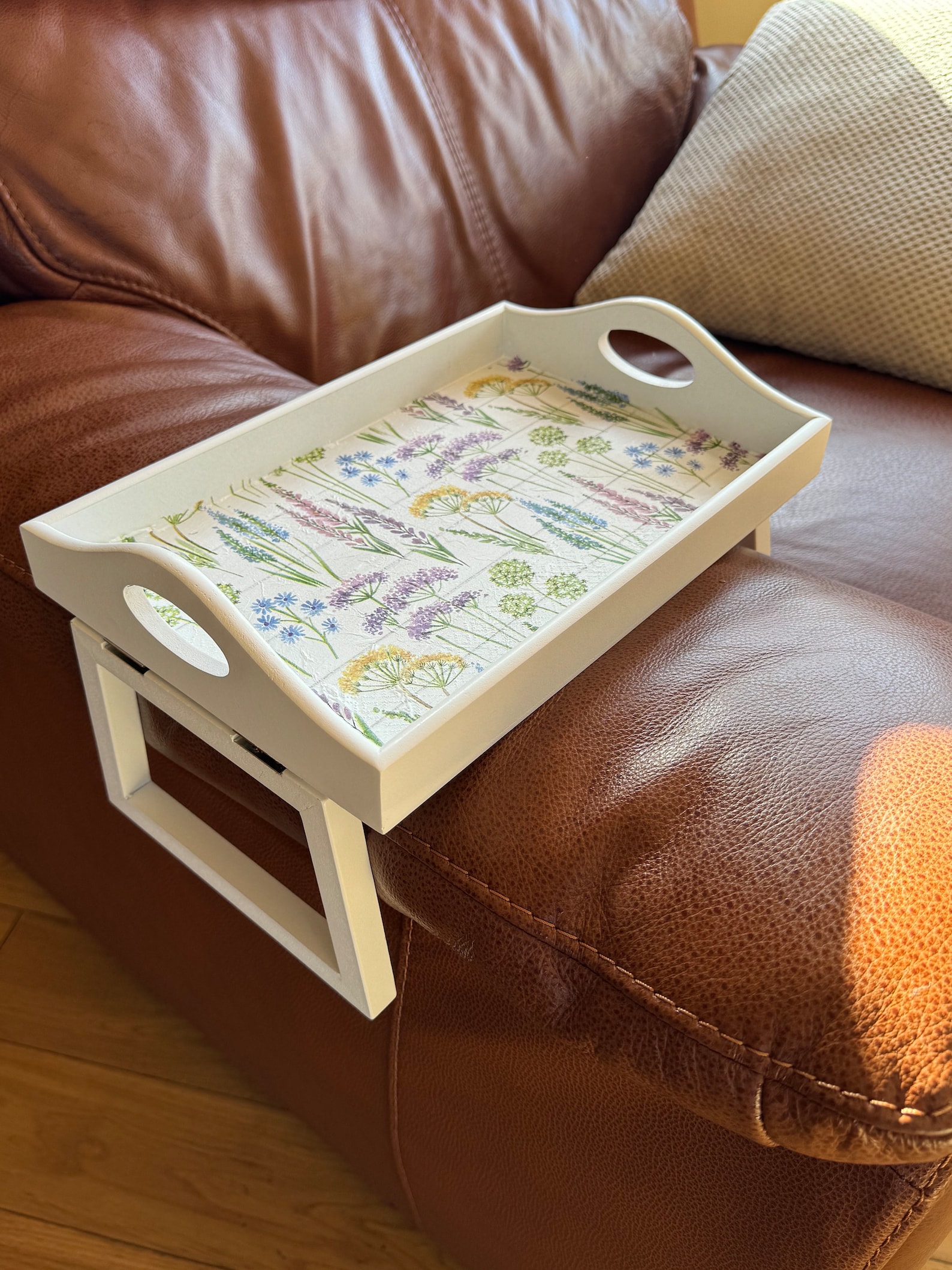 Stunning Gisella Graham Inspired Floral Decoupaged Sofa Trays. - Etsy