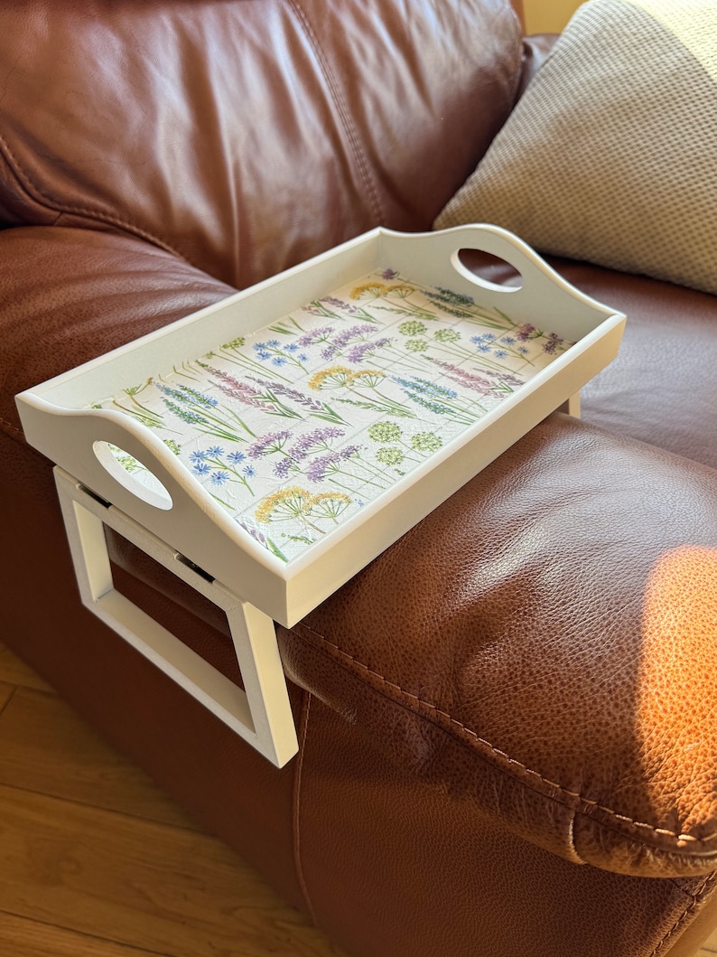 Stunning Gisella Graham Inspired Floral Decoupaged Sofa Trays. - Etsy