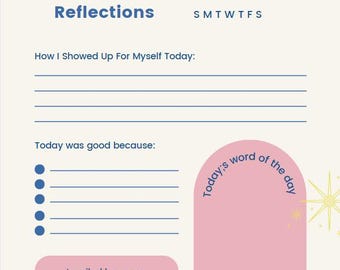 Reflection Journal - Etsy