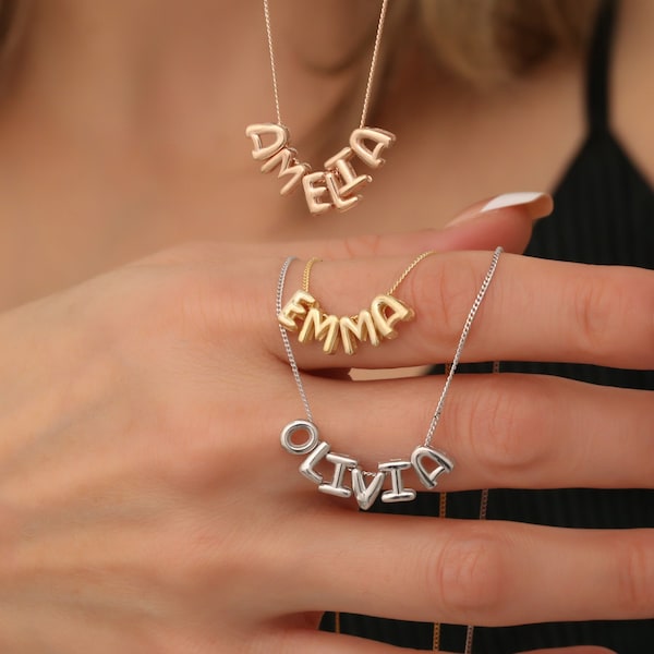 Bubble Letters Names - Etsy