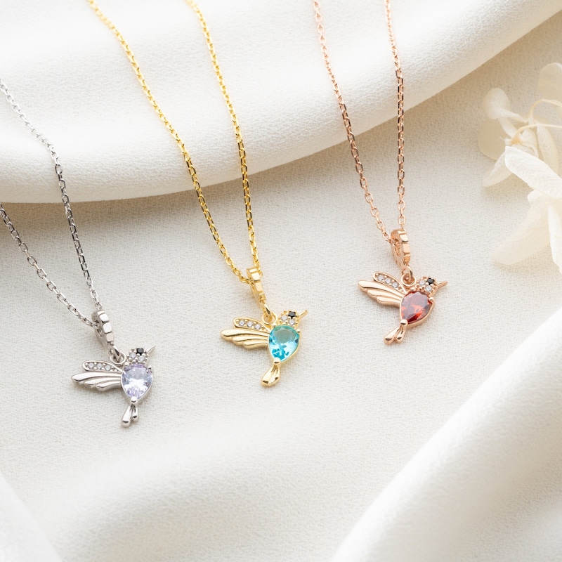 Hummingbird Necklace - Etsy