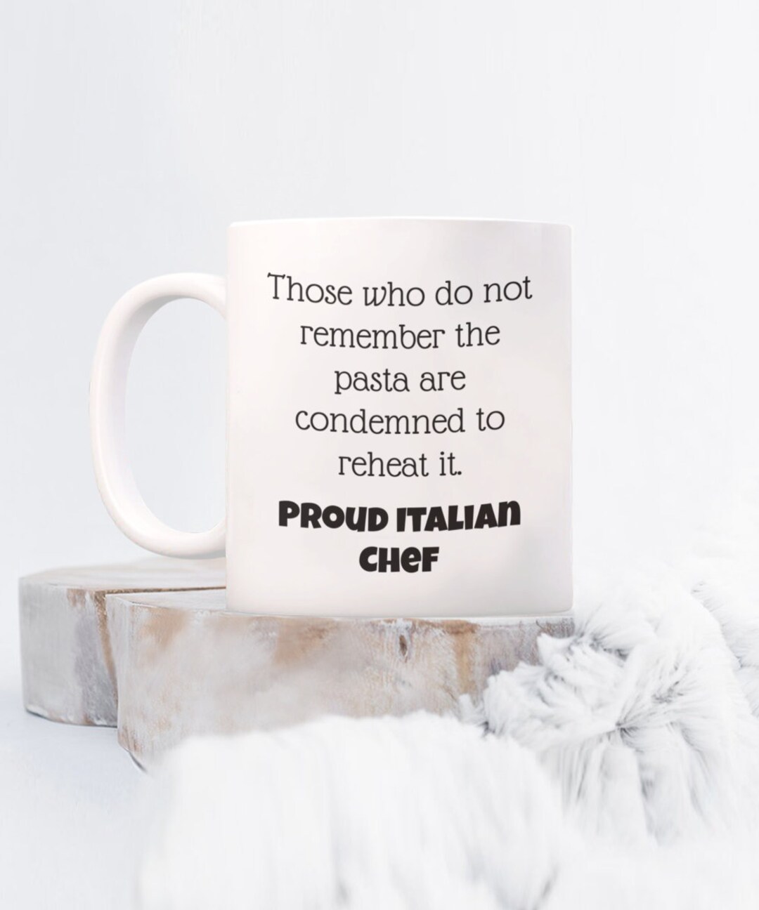Italian Chef Mug: Funny Pasta Quote, Cooking Gift - Etsy