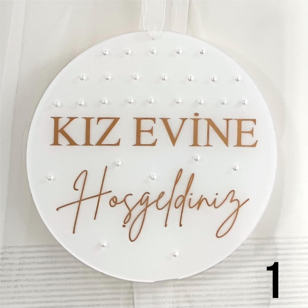 Personalized Acrylic Disc - Welcome Sign - Wedding Door Sign - Acrylic ...