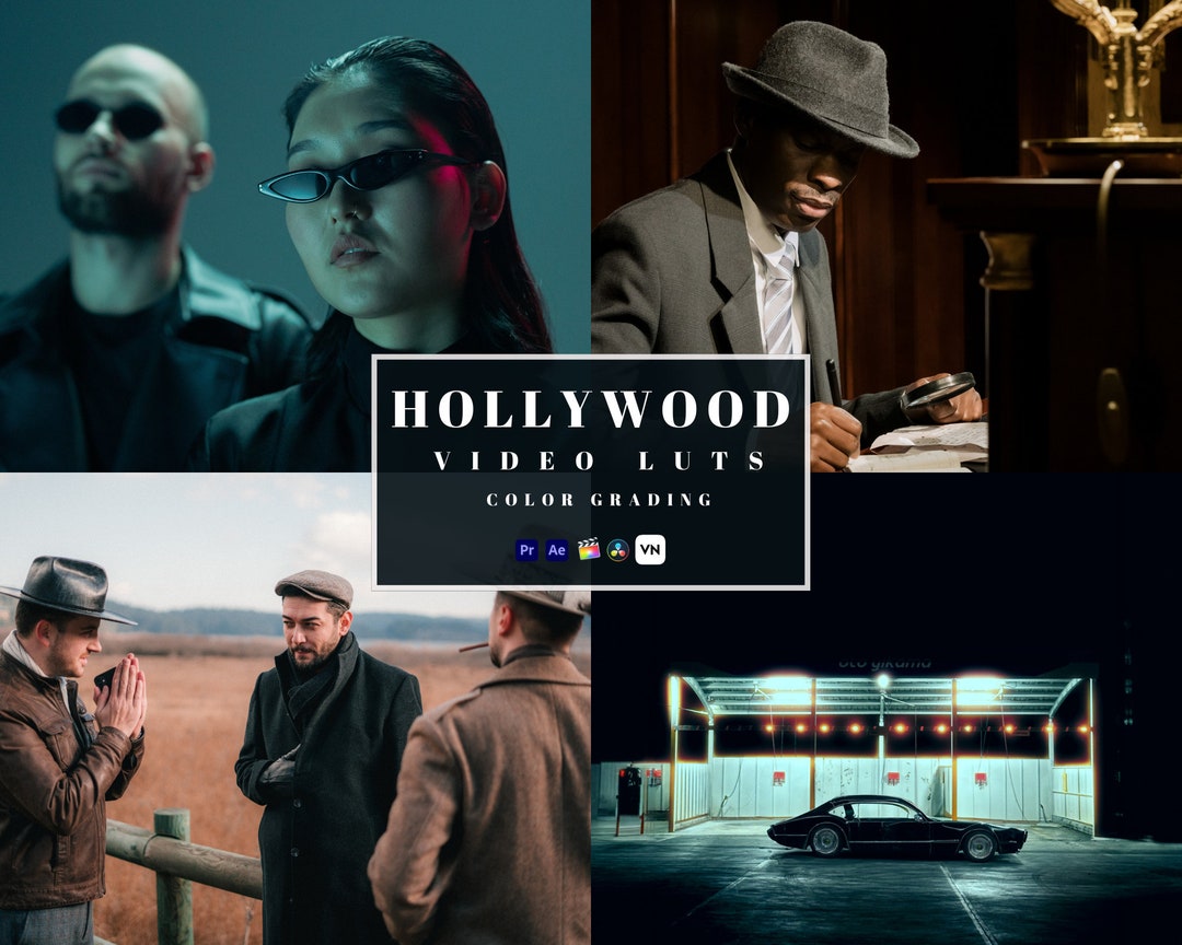 Hollywood Film Luts Pack Color Grading, Movie Filters, Video Presets ...