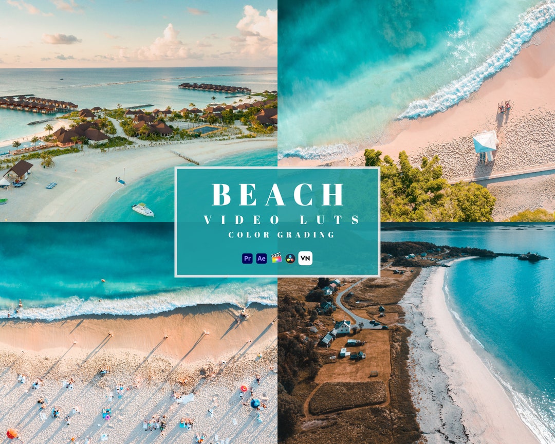 15+ Beach Luts Pack Color Grading | Movie Filters, Video Presets ...