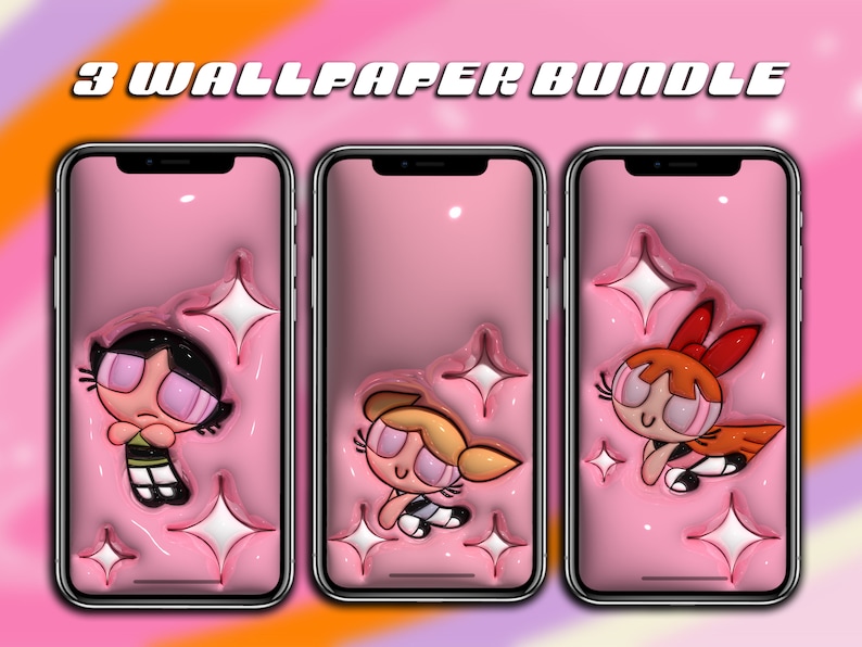 Powerpuff Girls Wallpaper, Trio Wallpapers, Matching Wallpapers, iPhone ...
