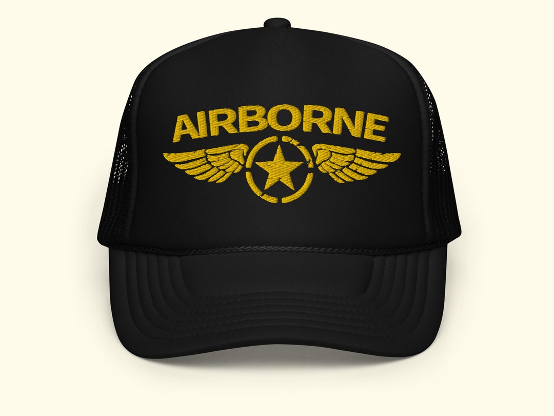 Airborne Trucker Hat Airborne Ranger Trucker Hat Vintage - Etsy
