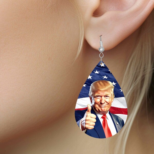 Trump Earrings - Etsy