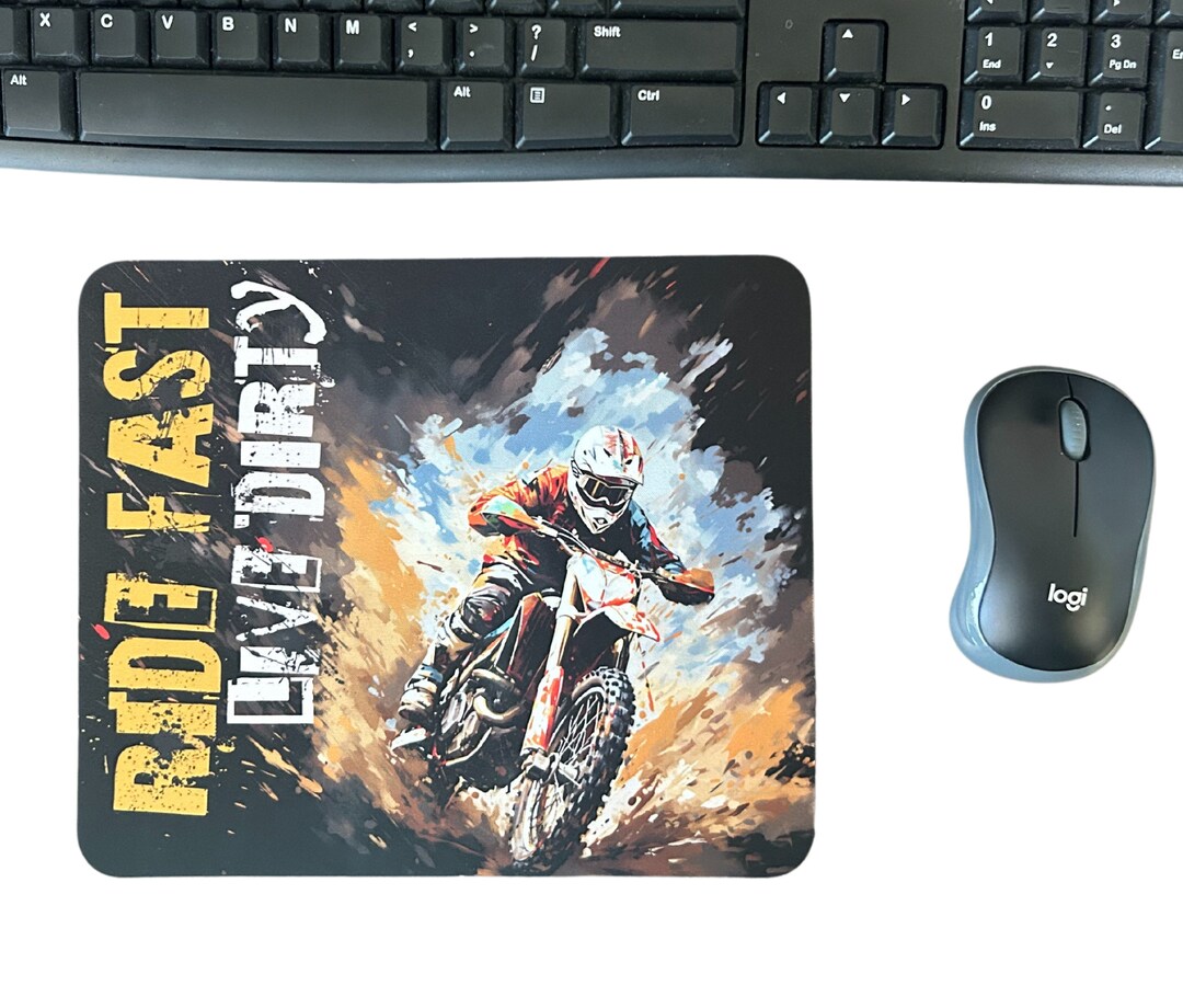 Motocross Racing Mouse Pad, Racing Mouse Pad, Motocross, MX Racing ...