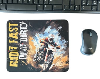 Motocross Racing Mouse Pad, Racing Mouse Pad, Motocross, MX Racing ...