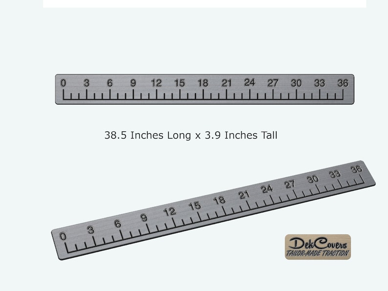 RULER STICKER Fish Ruler Fishing Ruler Yeti Cooler - Etsy