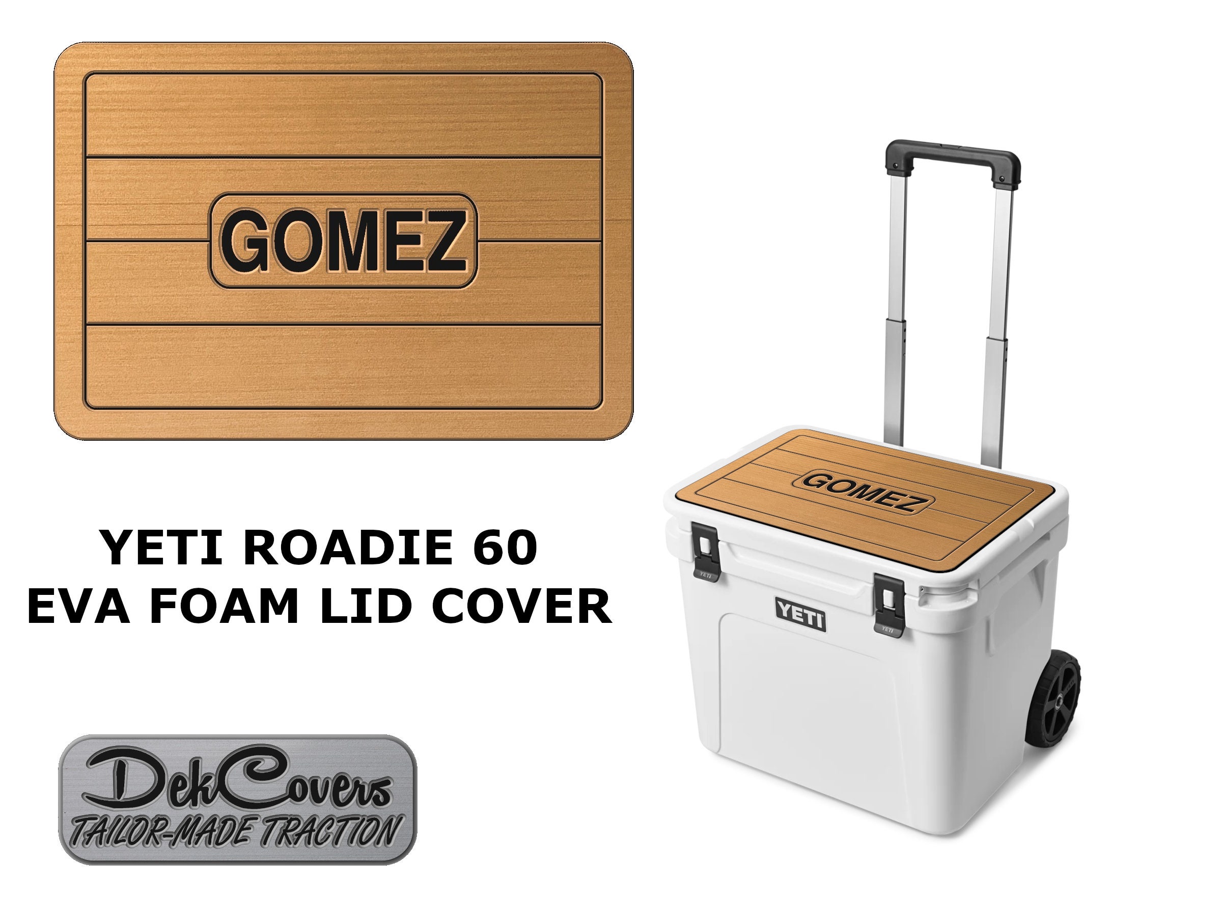 Personalized YETI ROADIE 60 Cooler Lid Covers Yeti Cooler - Etsy