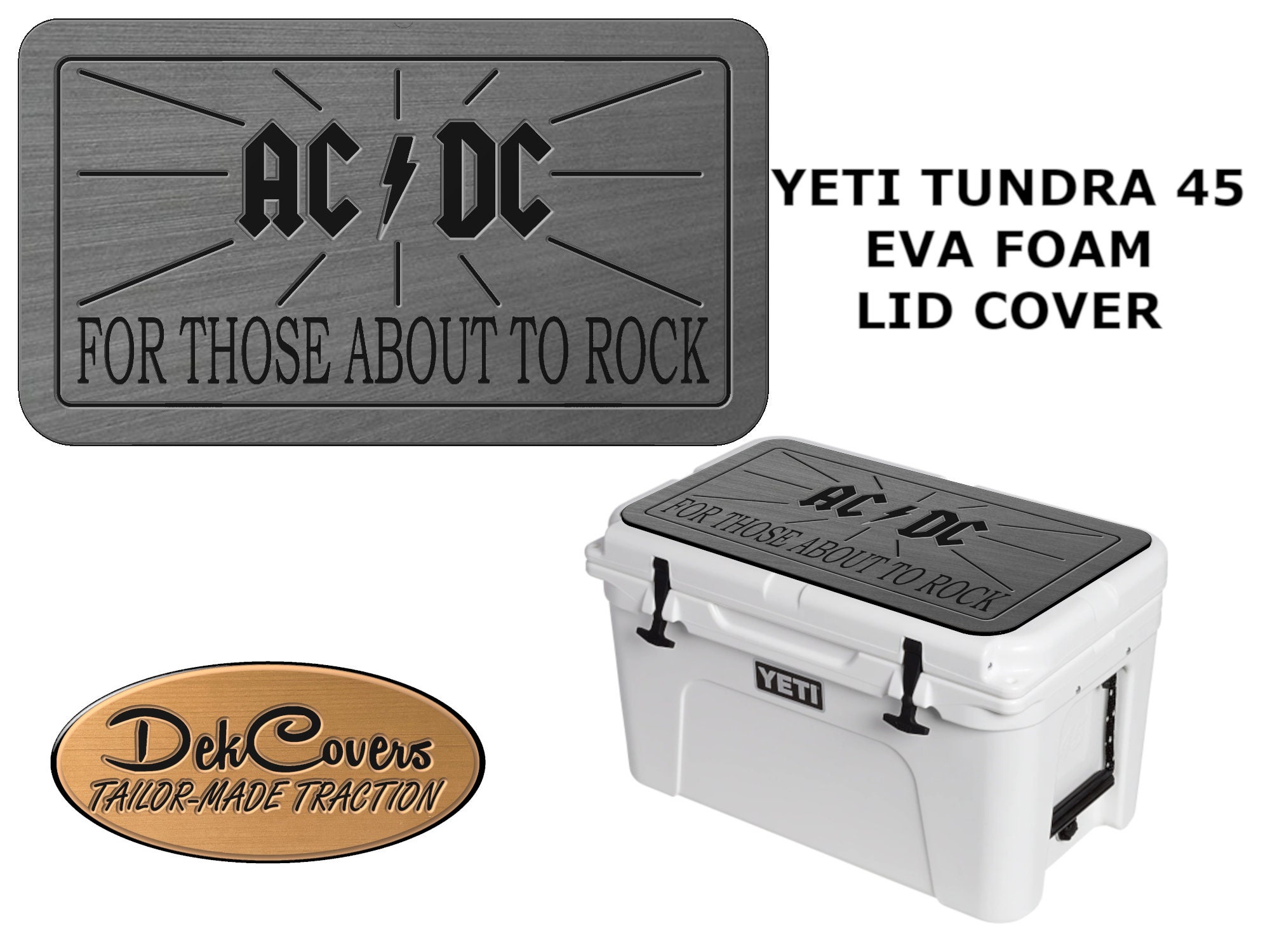 Personalized, YETI 45 Qt tundra,cooler Lid Covers, Yeti Cooler ...