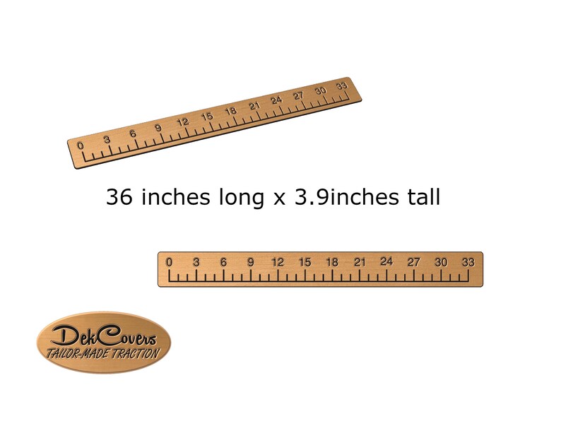 RULER STICKER Fish Ruler Fishing Ruler Yeti Cooler - Etsy