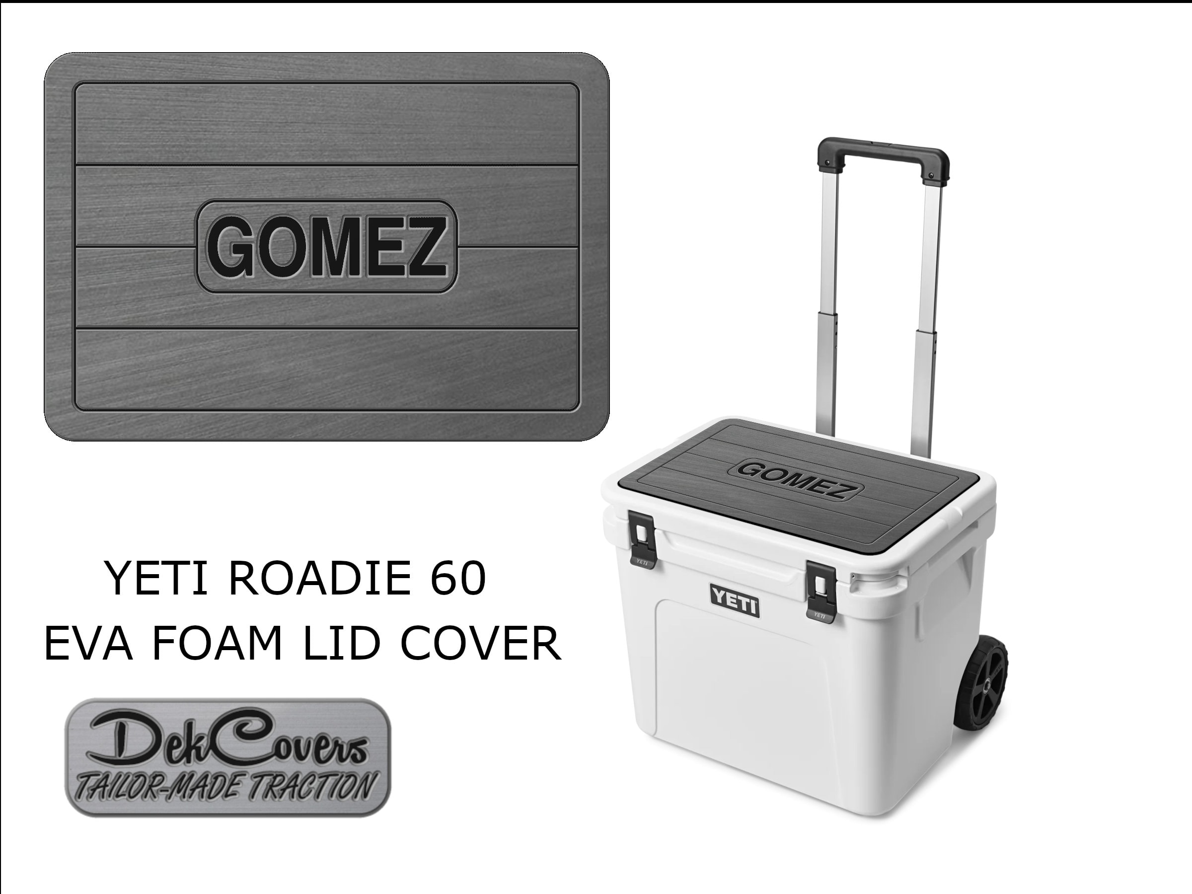 Personalized YETI Roadie 60 Cooler Lid Cover, Non-skid EVA Foam - Etsy