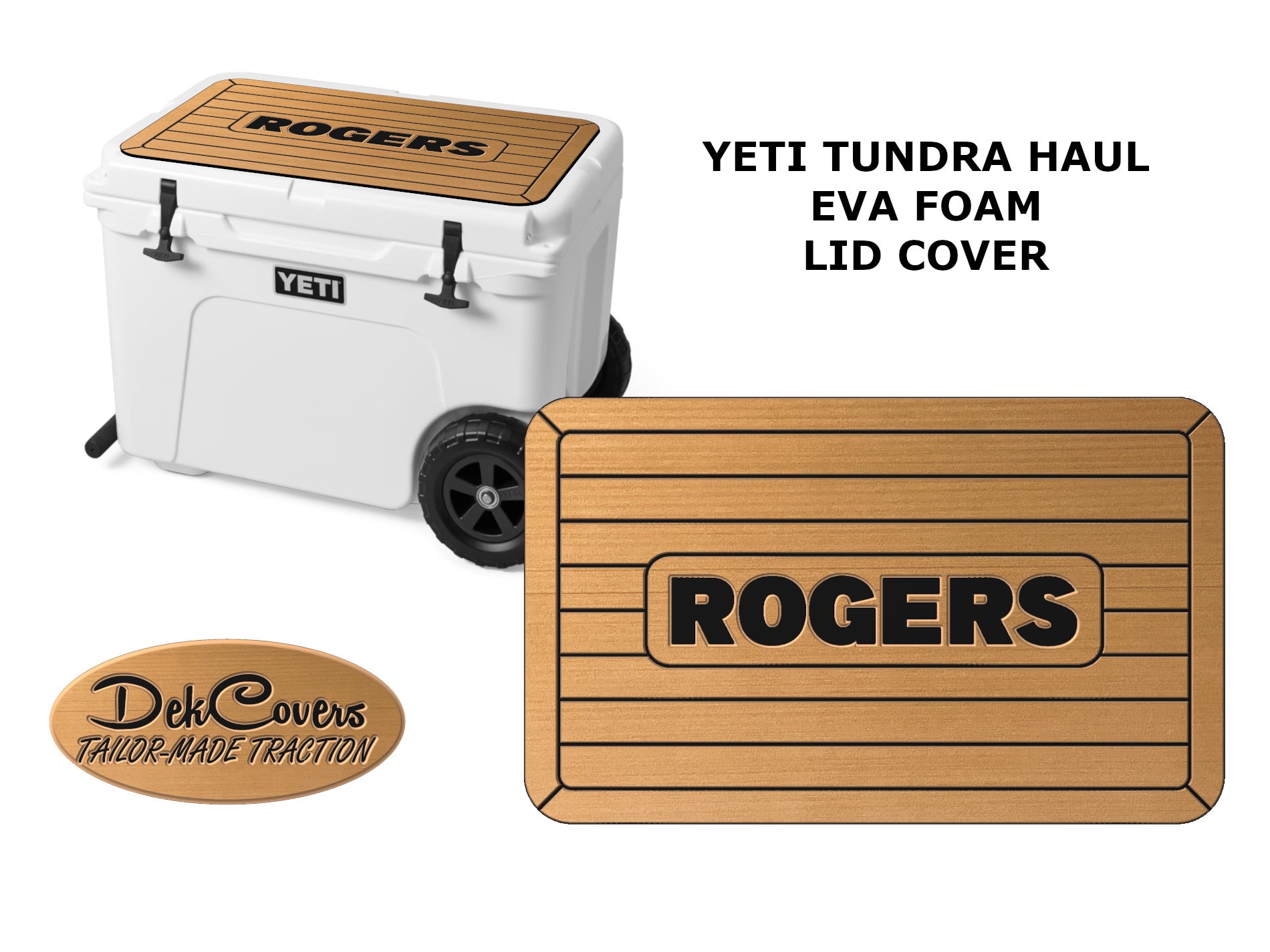 Personalized, YETI Tundra Haul, Cooler Lid Covers, Yeti Cooler ...