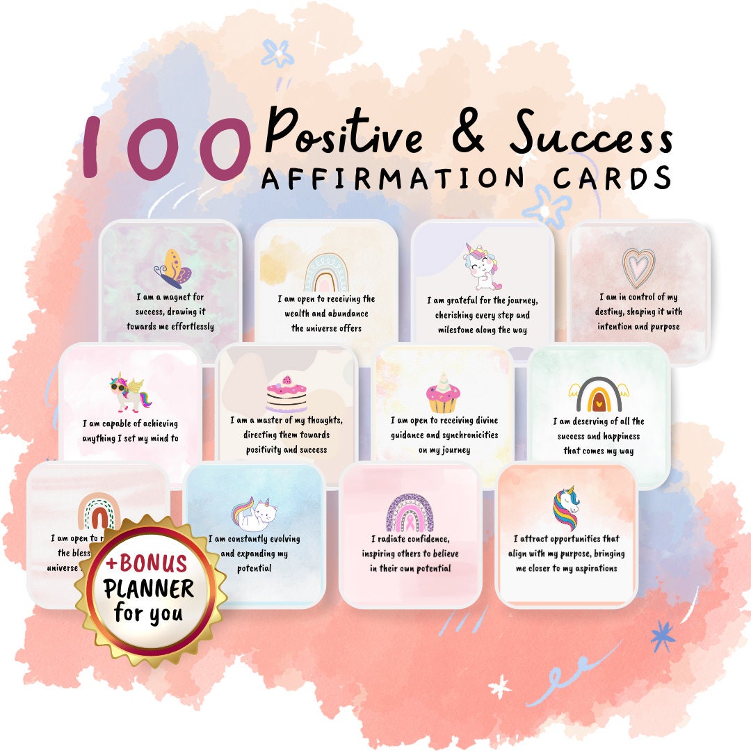 Inspiring Digital Affirmation Cards, Daily Motivation, Mindfulness ...