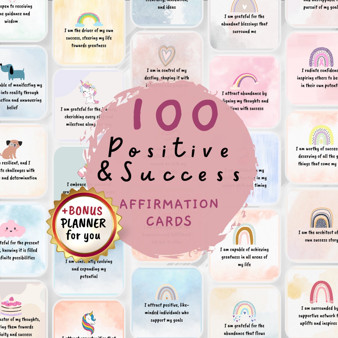 Mindful Cards, Digital Affirmation Cards, Daily Positivity, Self ...