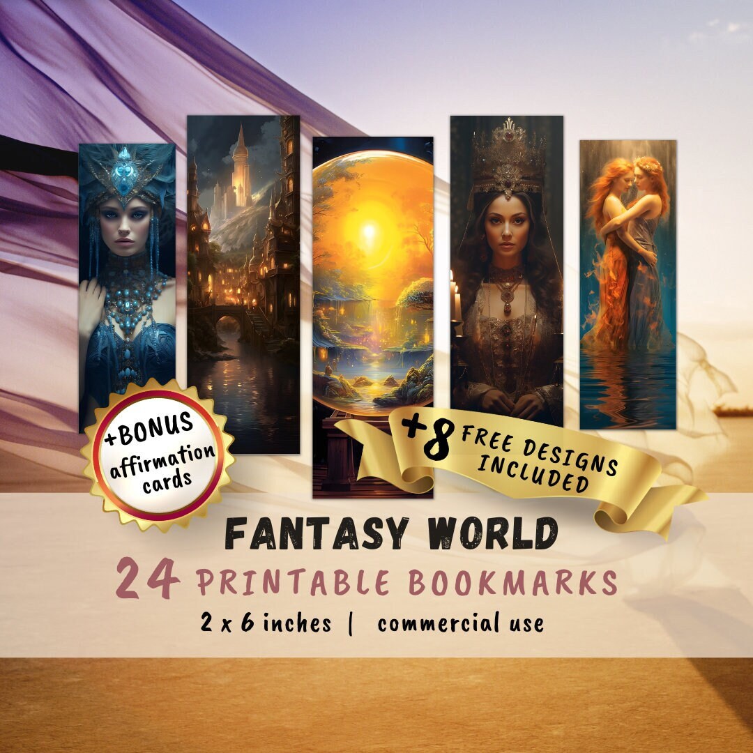 Bookmark Printable, Digital Bookmark, Printable Bookmarks, Bookmark Set ...