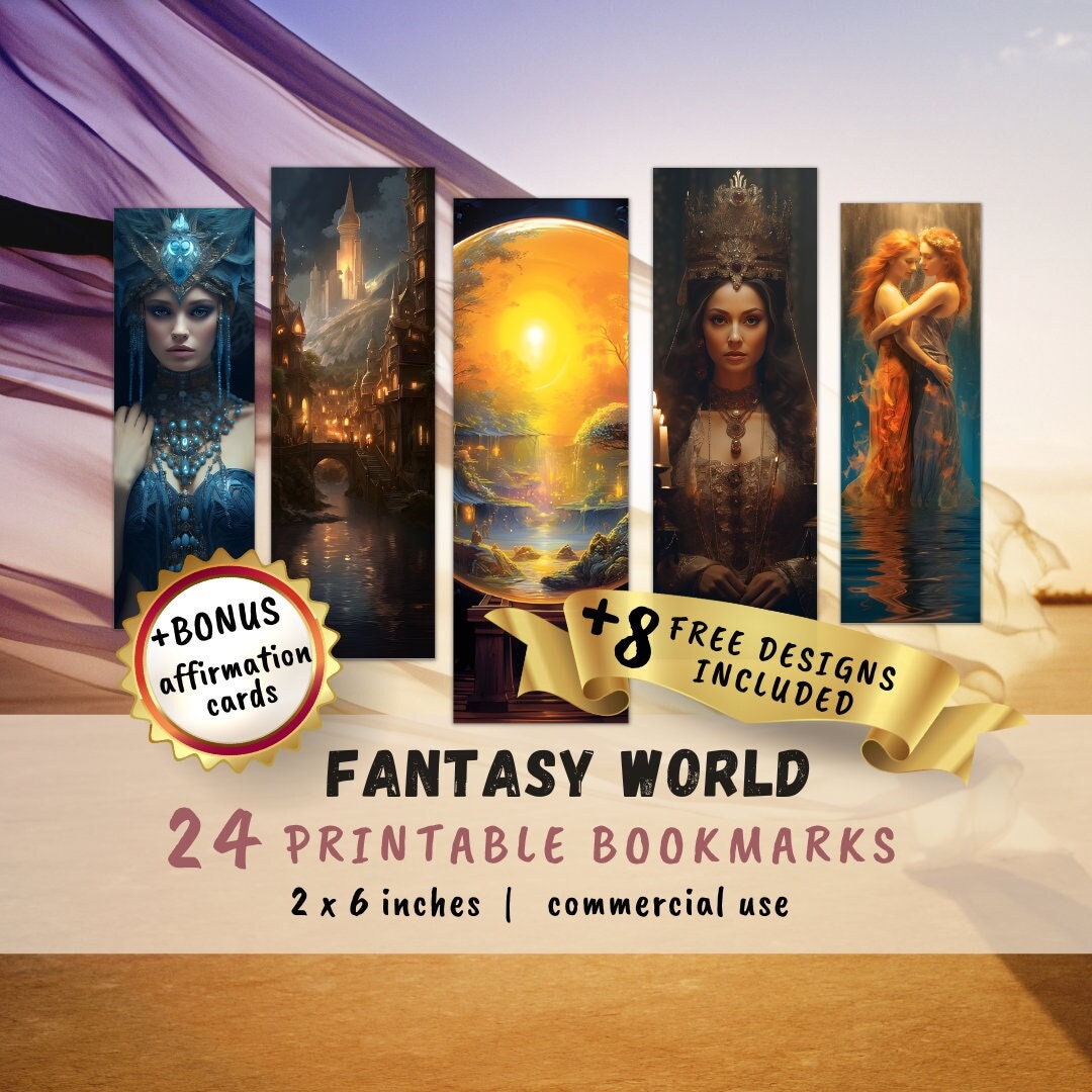 Bookmark Printable, Digital Bookmark, Printable Bookmarks, Bookmark Set ...