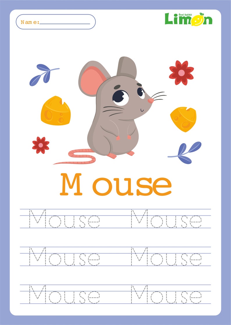 Printable ABC TRACING Worksheets,pre-school Toddler Worksheets ...